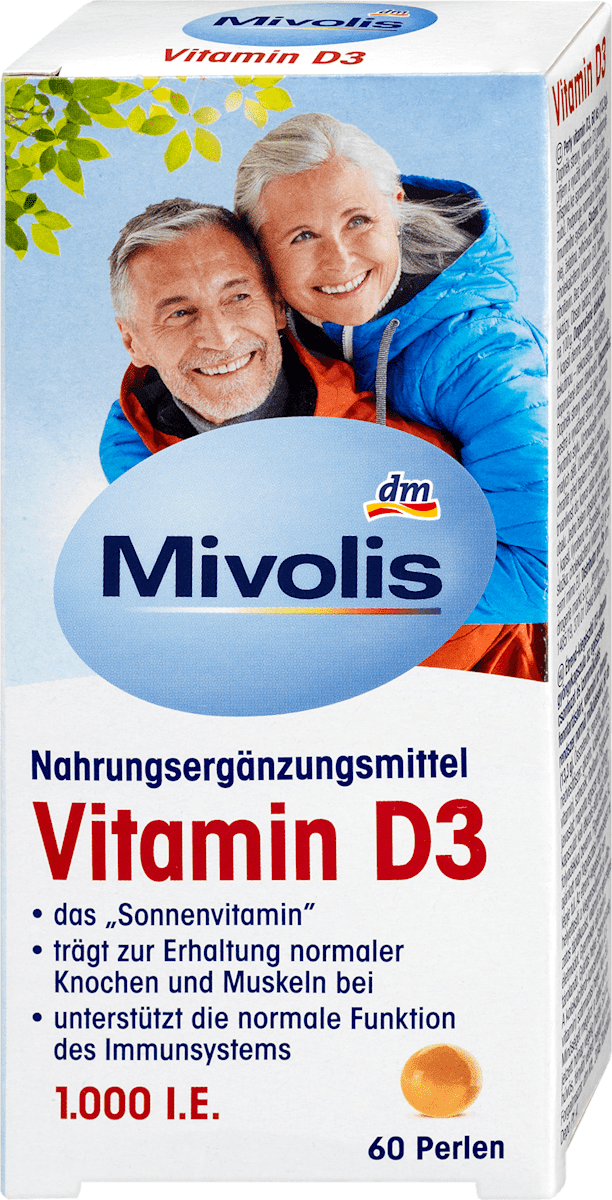 Mivolis Vitamin D3 perlice s vitaminom D, 13,3 g | dm.hr
