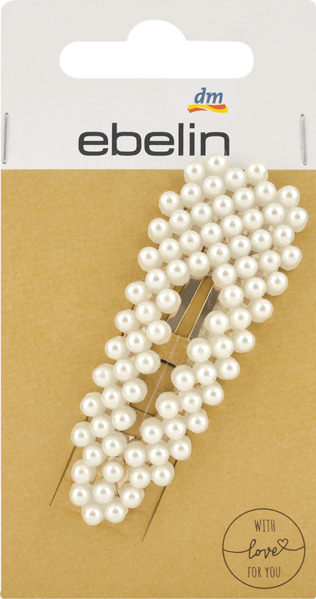 ebelin Sponka do vlasov s perlami, 1 ks | mojadm.sk