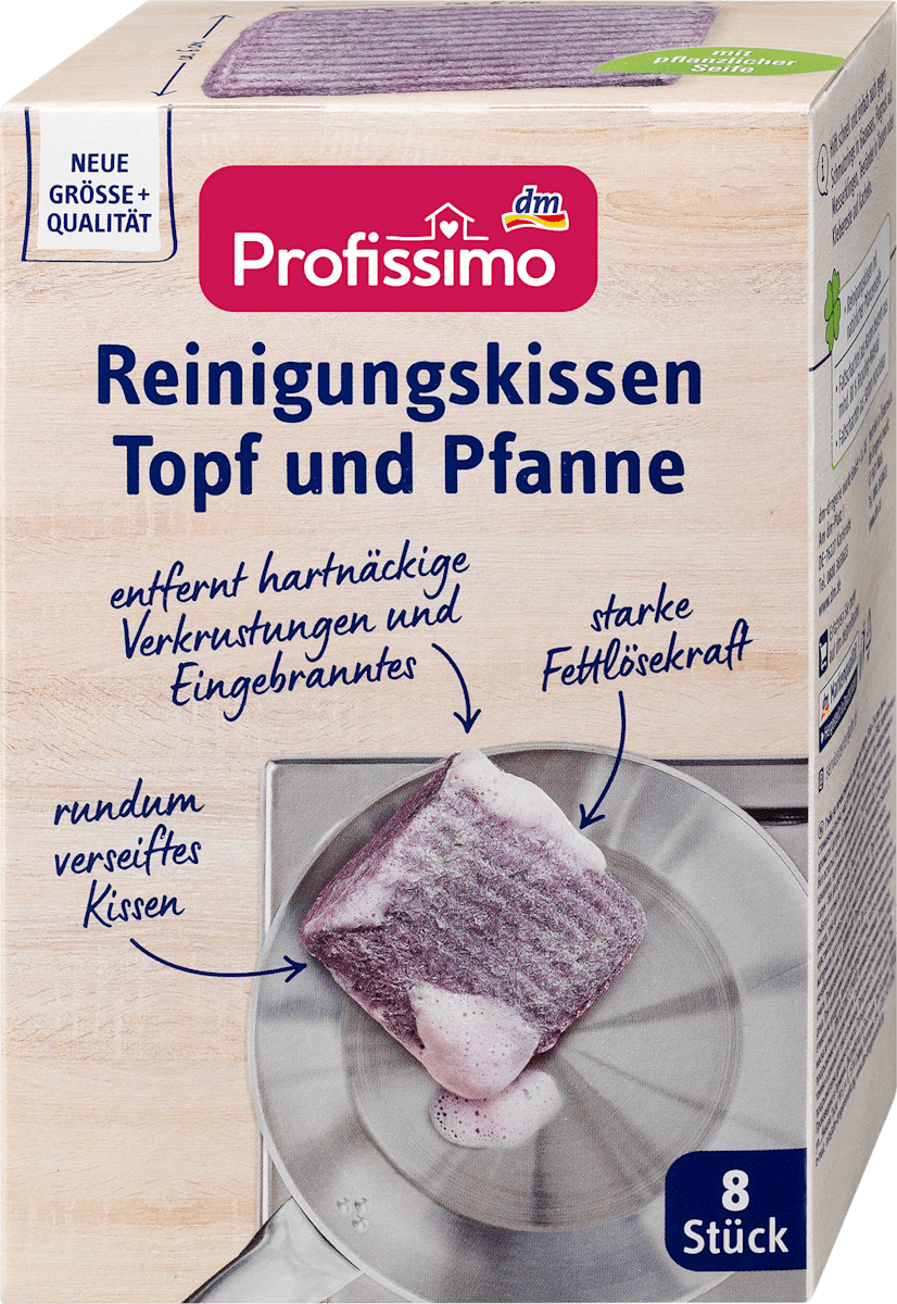 Profissimo Gobice za čiščenje legiranega jekla - z milom, 8 kos | dm.si