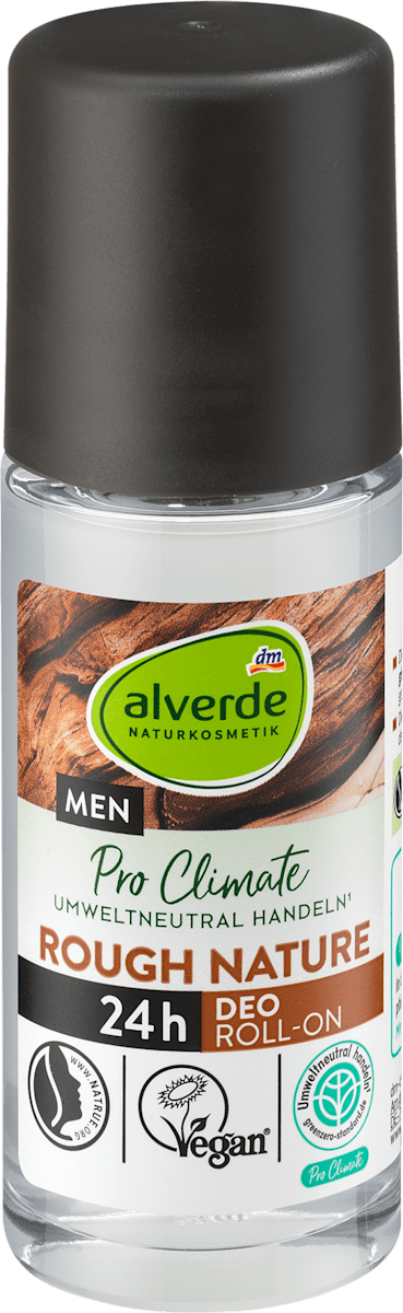 alverde MEN deodorant roll-on Rough Nature, 50 ml | dm.cz
