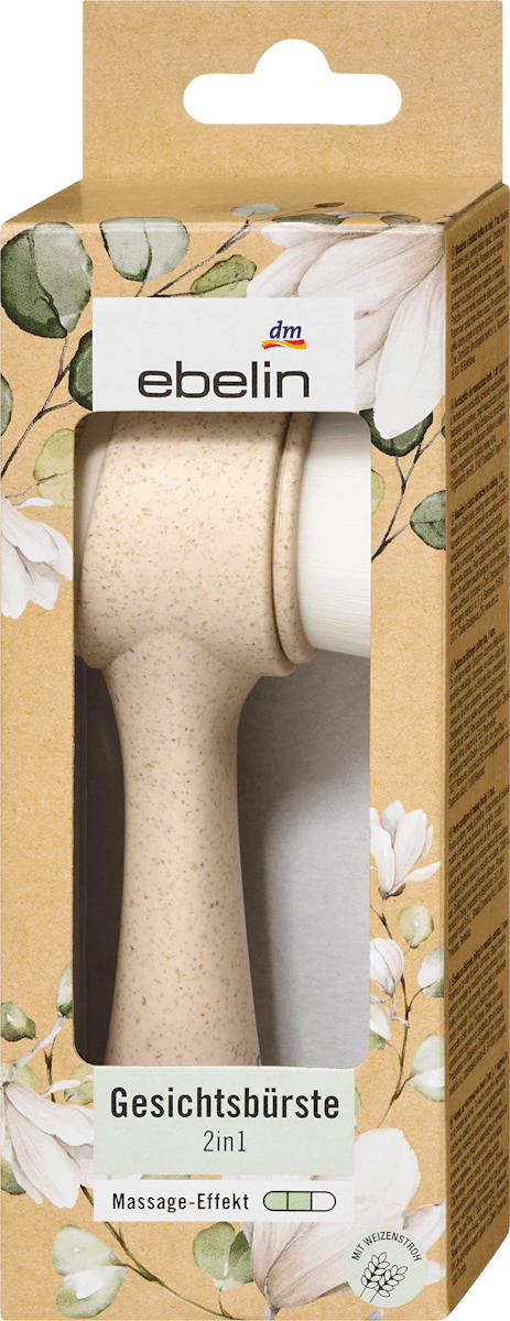 ebelin Gesichtsreinigungsbürste mit Massage-Effekt 2in1, 1 St | dm.at