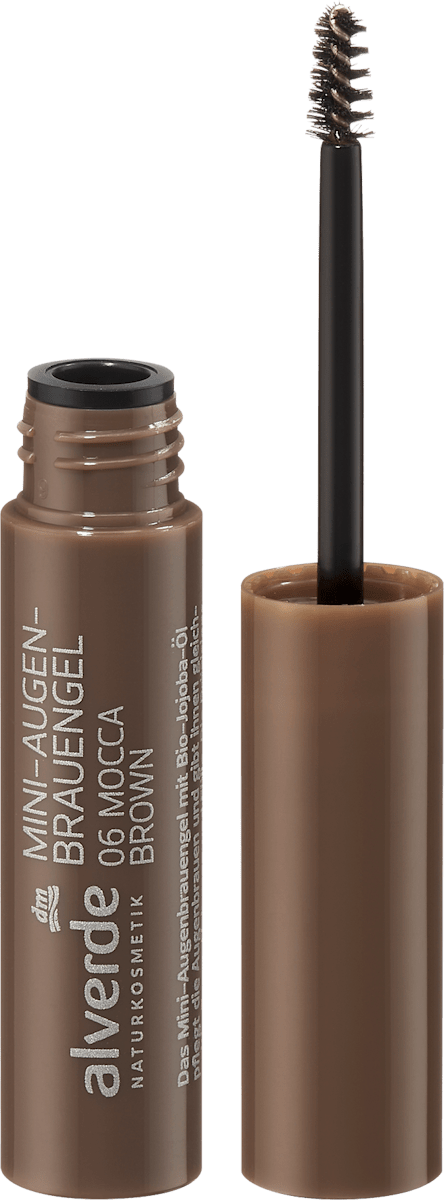 alverde NATURKOSMETIK Gel maskara za obrvi, 06 Mocca Brown, 1,8 ml | dm.si