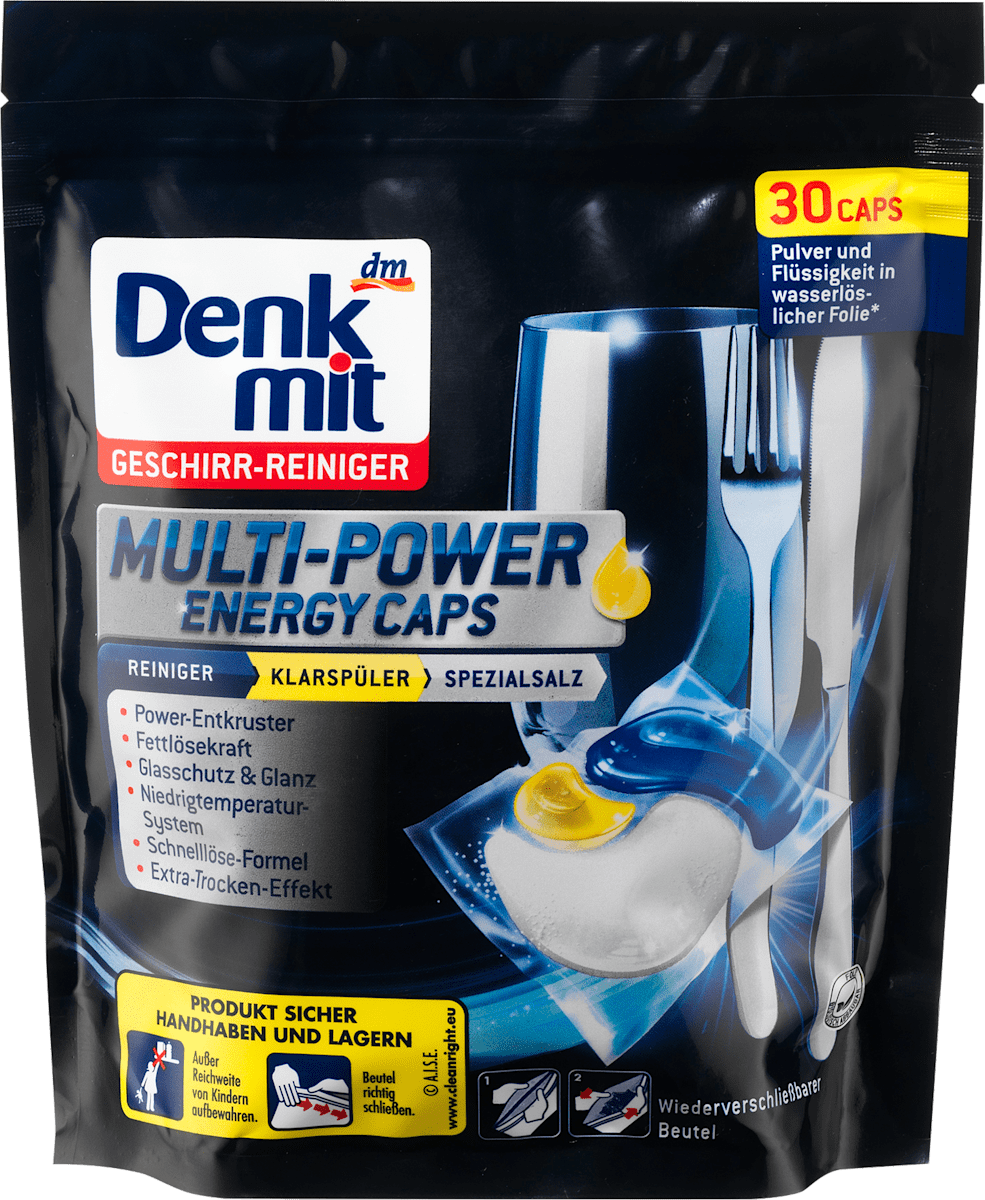 Denkmit Spülmaschinen-Tabs Multi-Power Energy, 30 St dauerhaft günstig ...