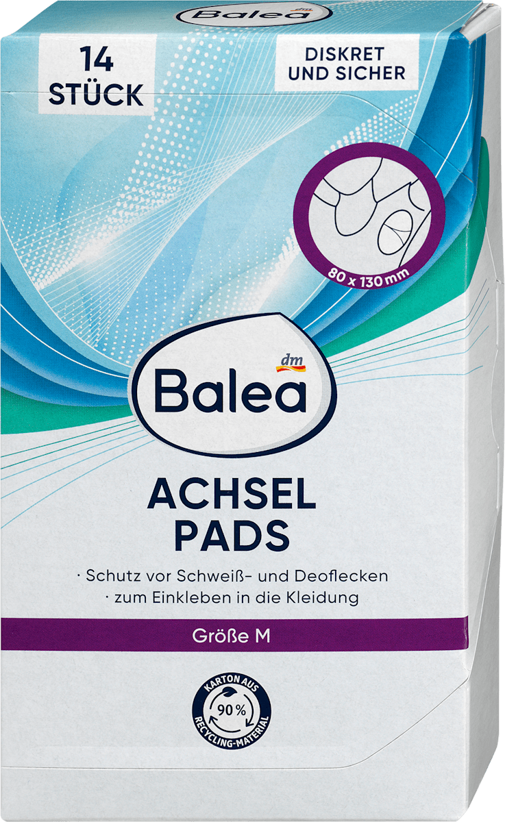 Balea Achselpads Größe M, 14 St | dm.at