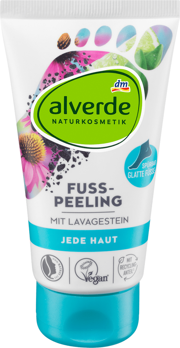 alverde NATURKOSMETIK Piling za noge z granulatom lave ter z vonjem ...