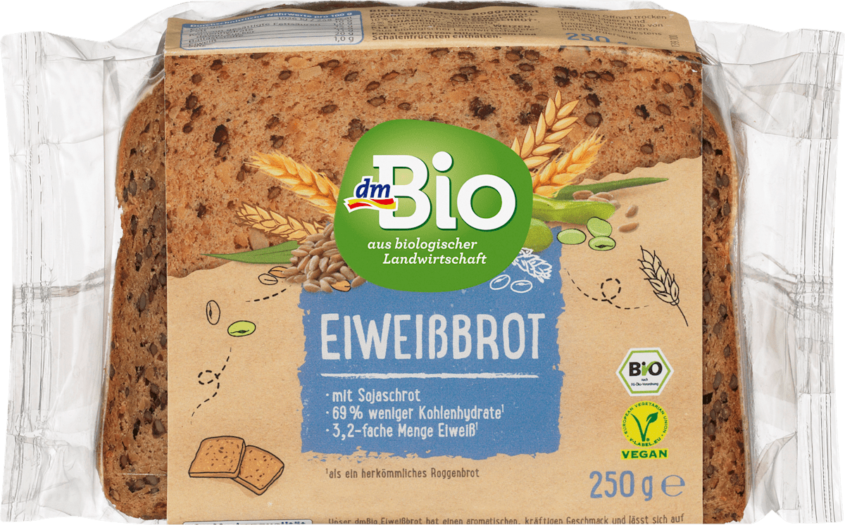 dmBio Eiweißbrot (5 Stück), 250 g | dm.at