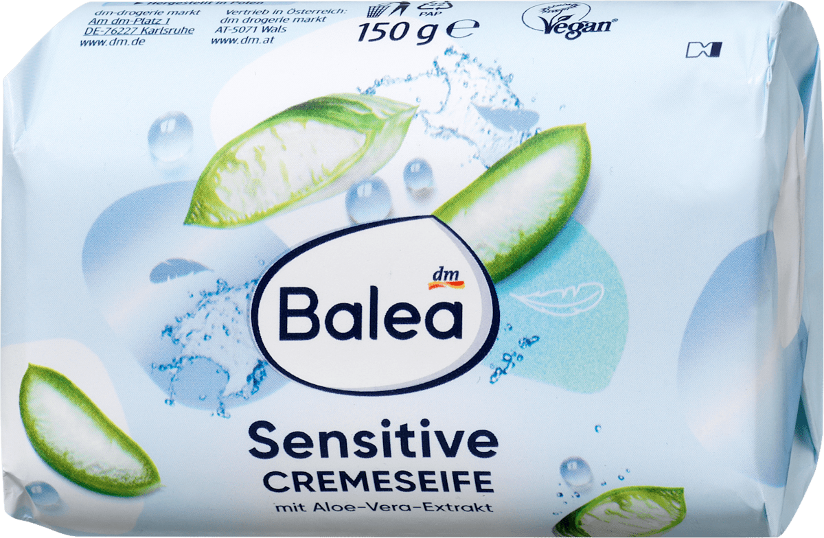 Balea Cremeseife Sensitive, 150 g dauerhaft günstig online kaufen | dm.de