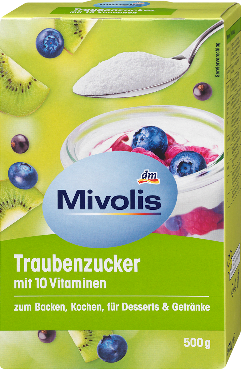 Mivolis Traubenzucker, 10 Vitamine, 500 g dauerhaft günstig online ...