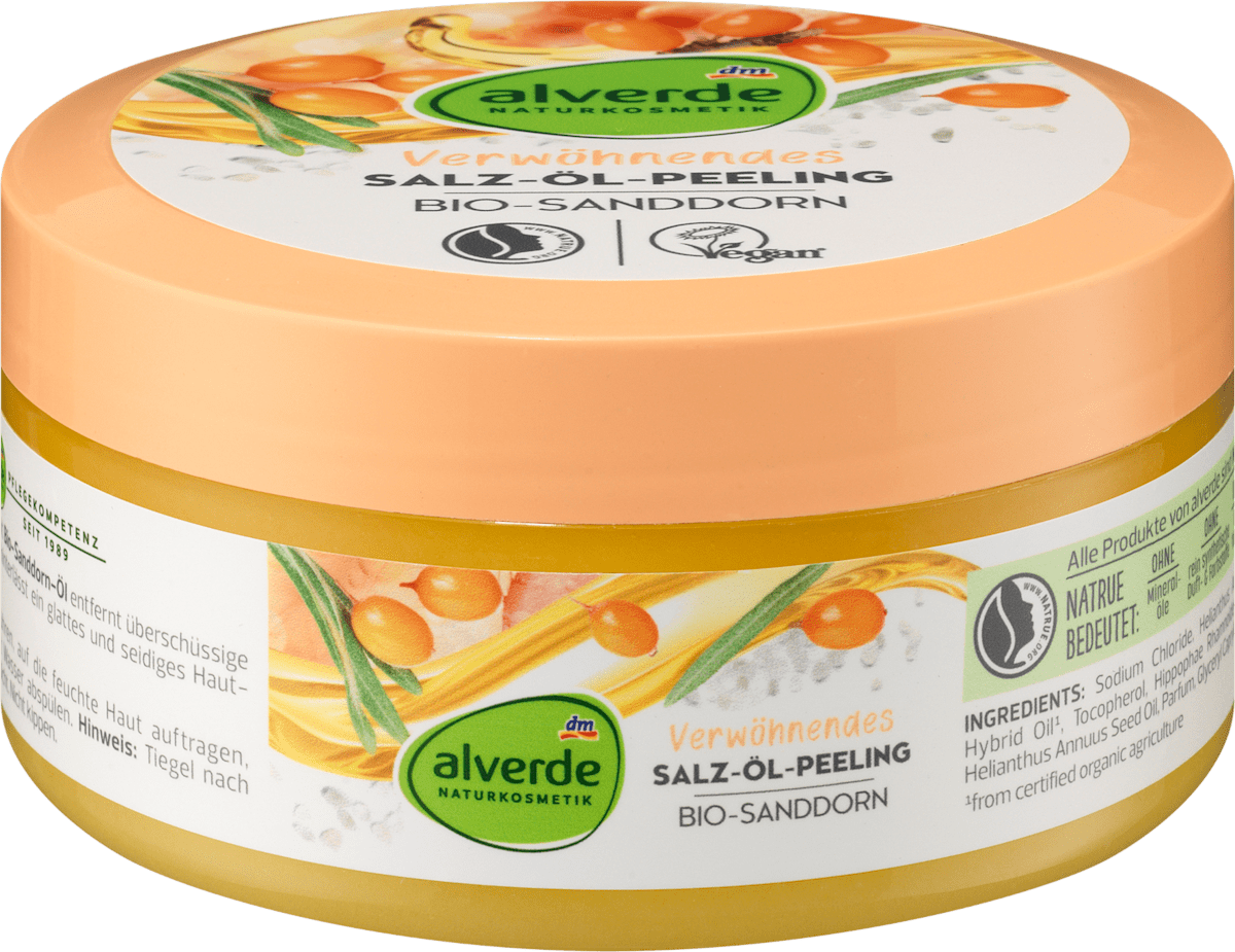 alverde NATURKOSMETIK Скраб за тяло със сол и масло, 250 ml | dm България