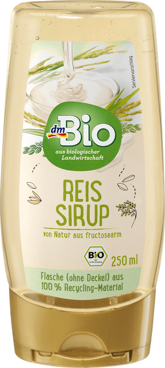 dmBio Sirop de orez ECO, 250 ml | dm.ro