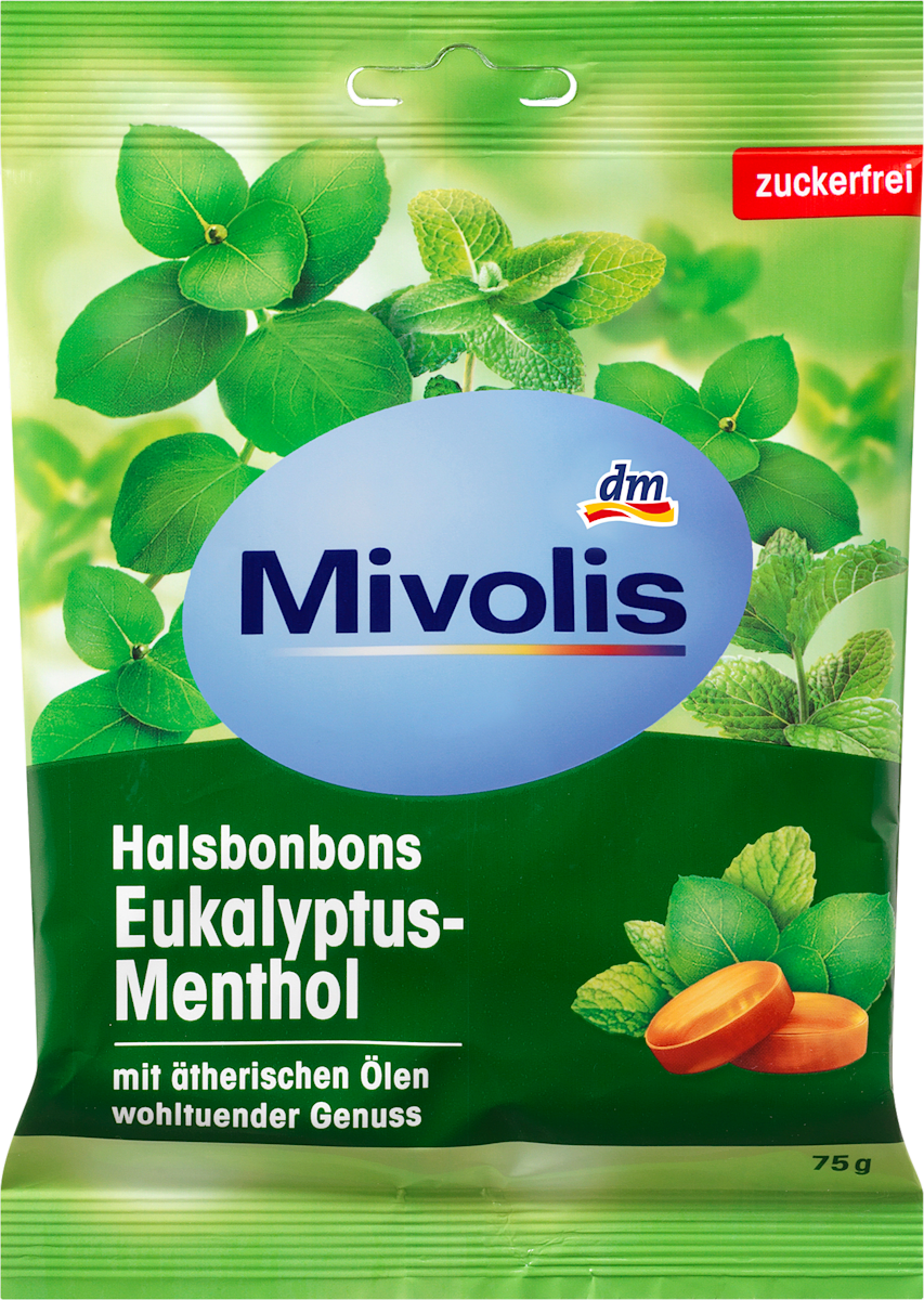 Mivolis Bomboni s okusom eukaliptusa i mentola, 75 g | dm Bosna i ...