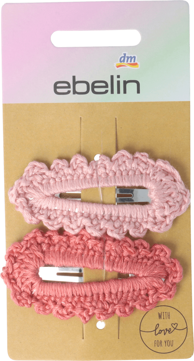 ebelin Haarspangen im Strick-Design, 2 St | dm.at
