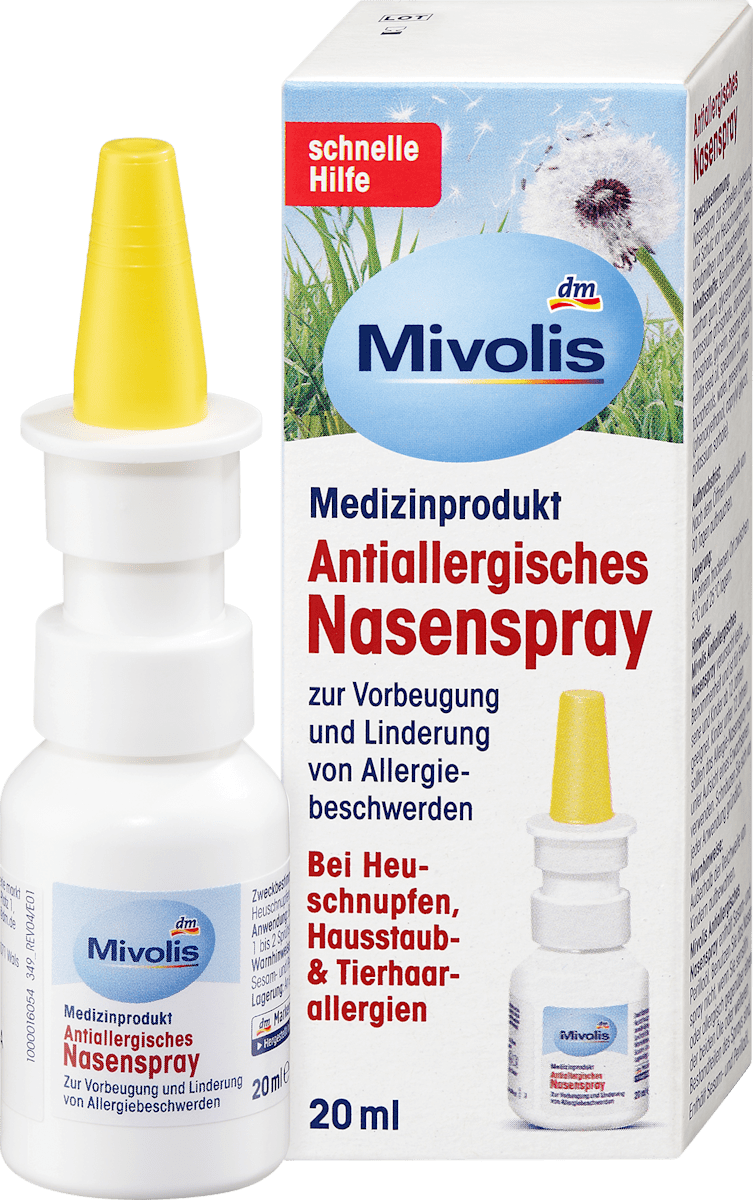 Mivolis Spray nazal antialergic, 20 ml | dm.ro