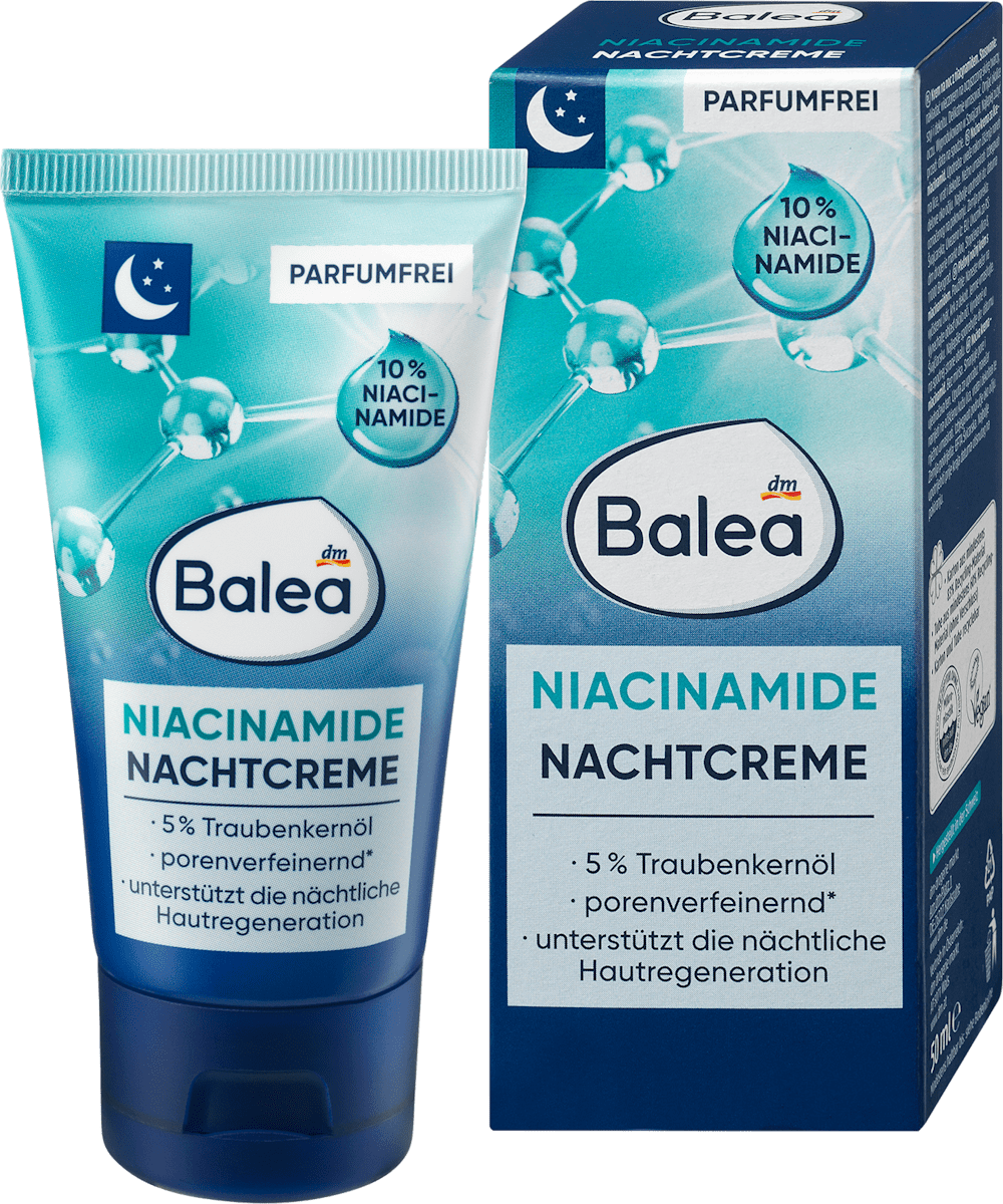 Balea Nachtcreme Niacinamide, 50 ml dauerhaft günstig online kaufen | dm.de