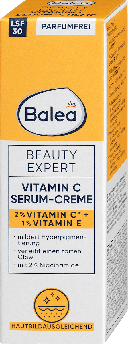 Balea Beauty Expert Vitamín C sérum & krém, 50 ml | dm.cz