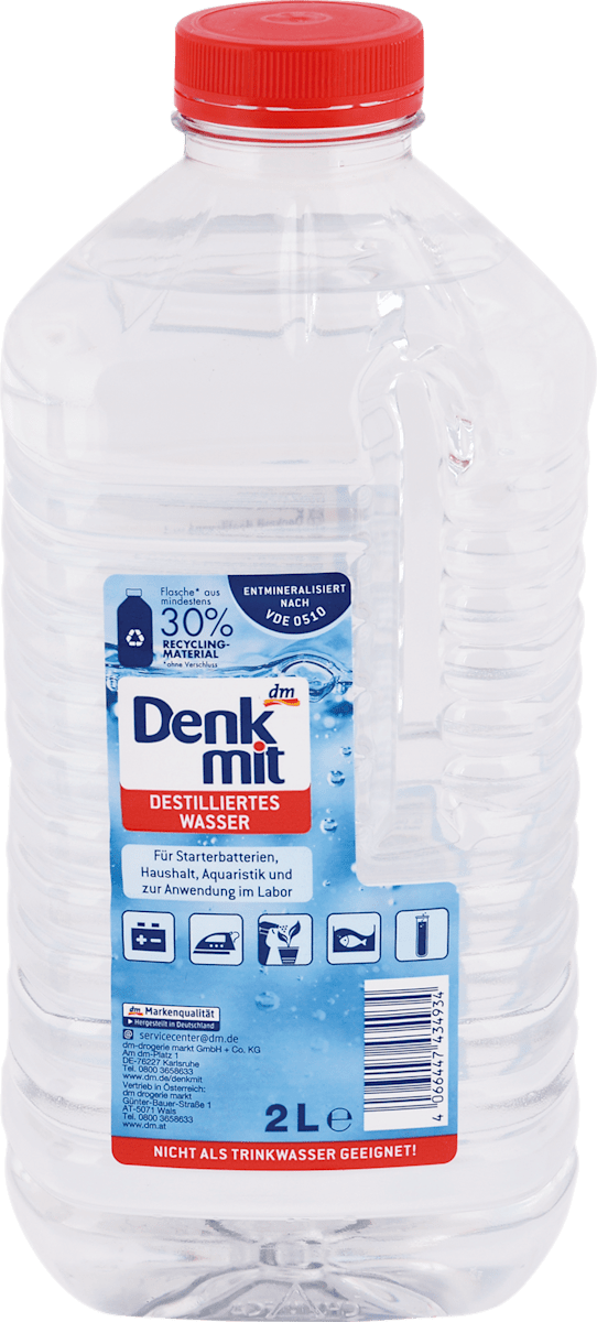 Denkmit Desztillált víz, 2 l | dm.hu