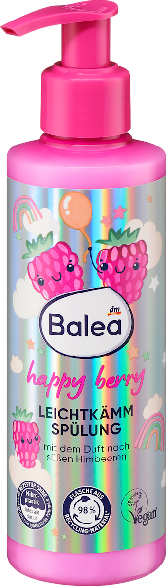 Balea happy berry balzam za lakše raščešljavanje kose - miris maline, 200 ml | dm.rs