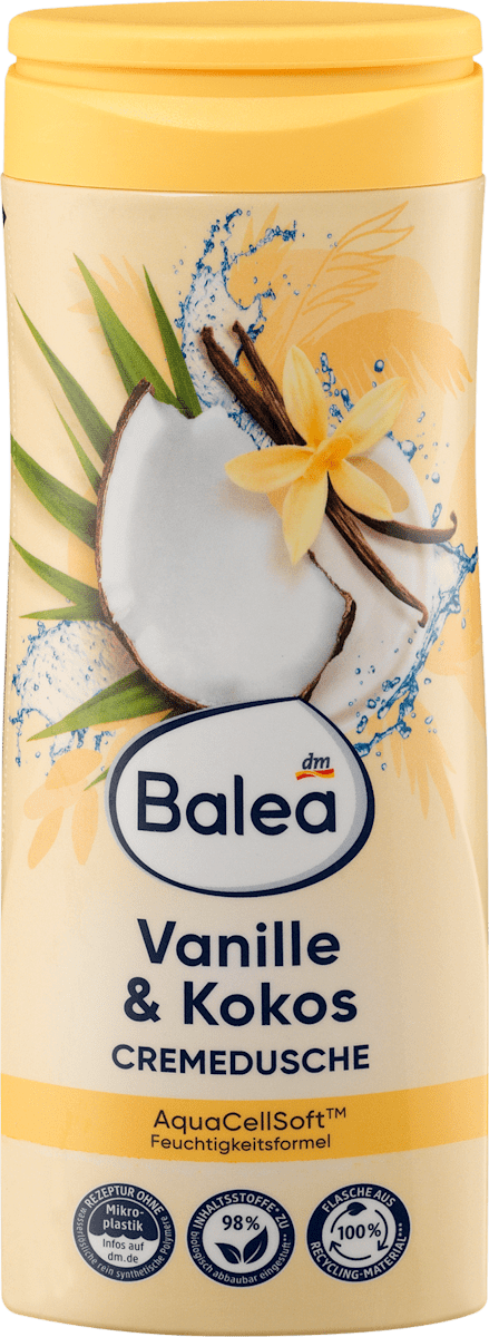 Balea Gel de duș cocos și vanilie, 300 ml | dm.ro