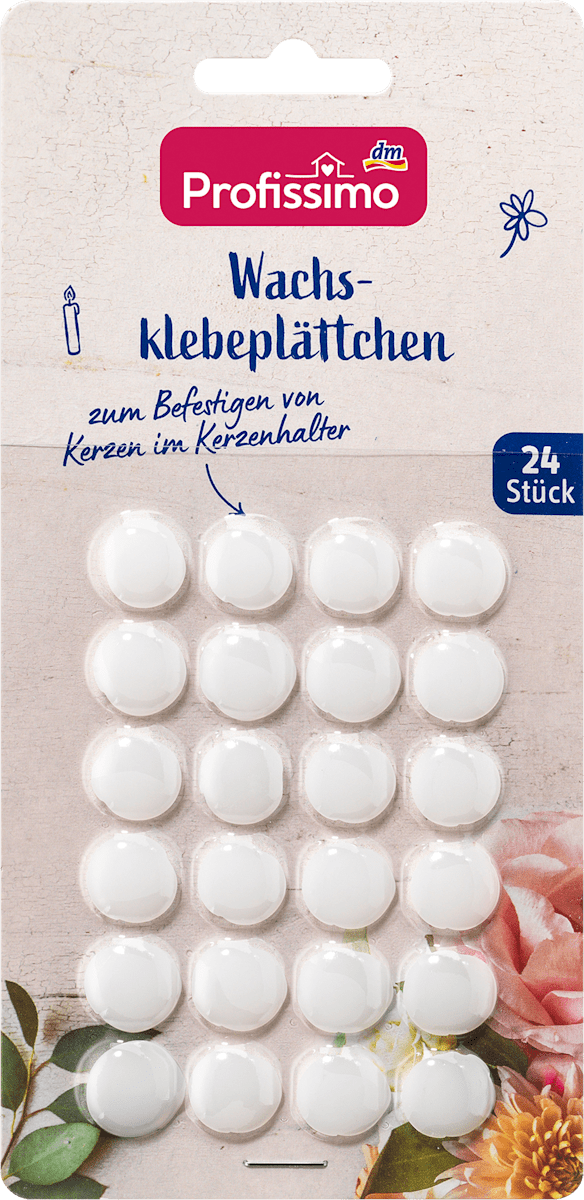 Profissimo Voščene nalepke za pritrditev sveč, 24 kos | dm.si