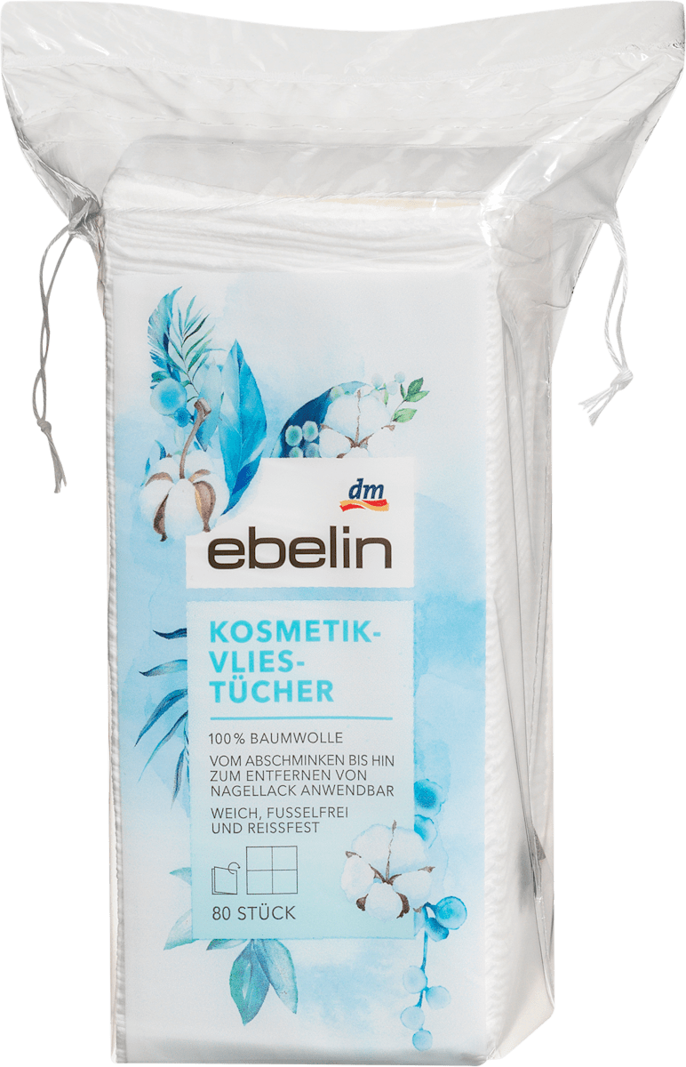 ebelin Kosmetik-Vliestücher, 80 St dauerhaft günstig online kaufen | dm.de