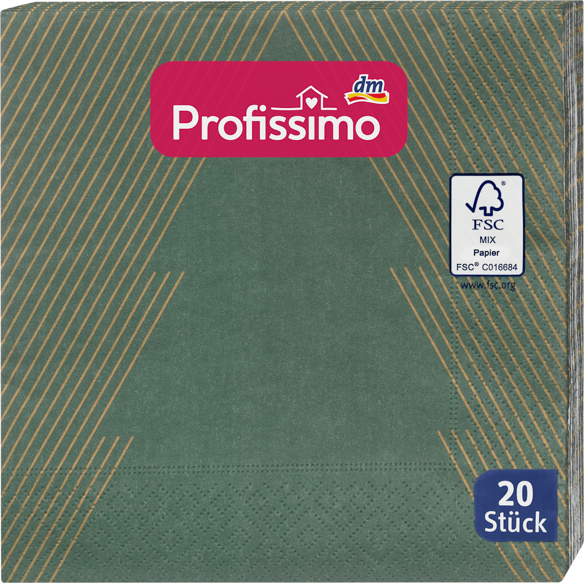 Profissimo Serviete z motivom smreke, 20 kos | dm.si