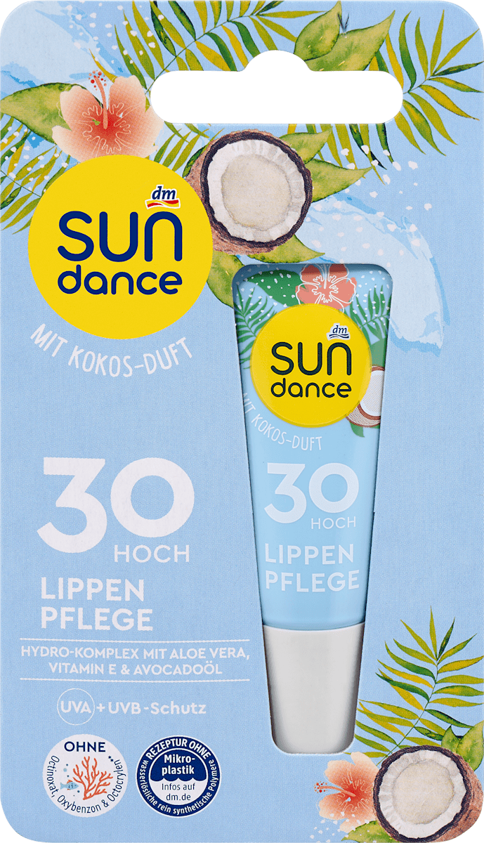 sundance Balsamo labbra al profumo di cocco FPS 30, 10 ml | dm Italia