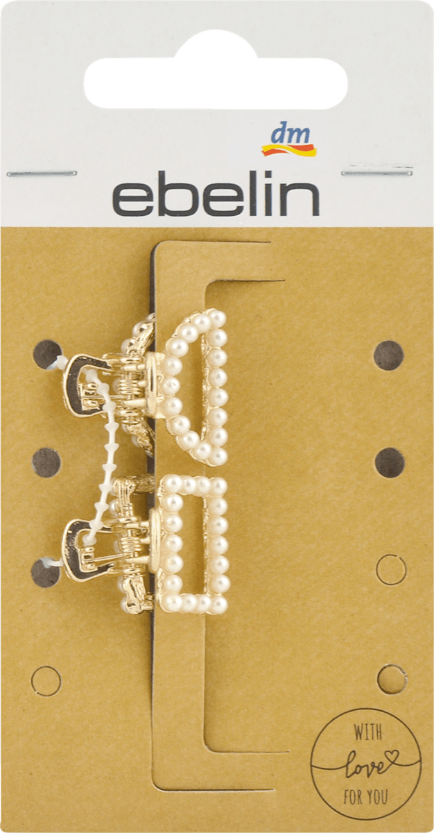 ebelin Štipce do vlasov s perlami, 2 ks | mojadm.sk