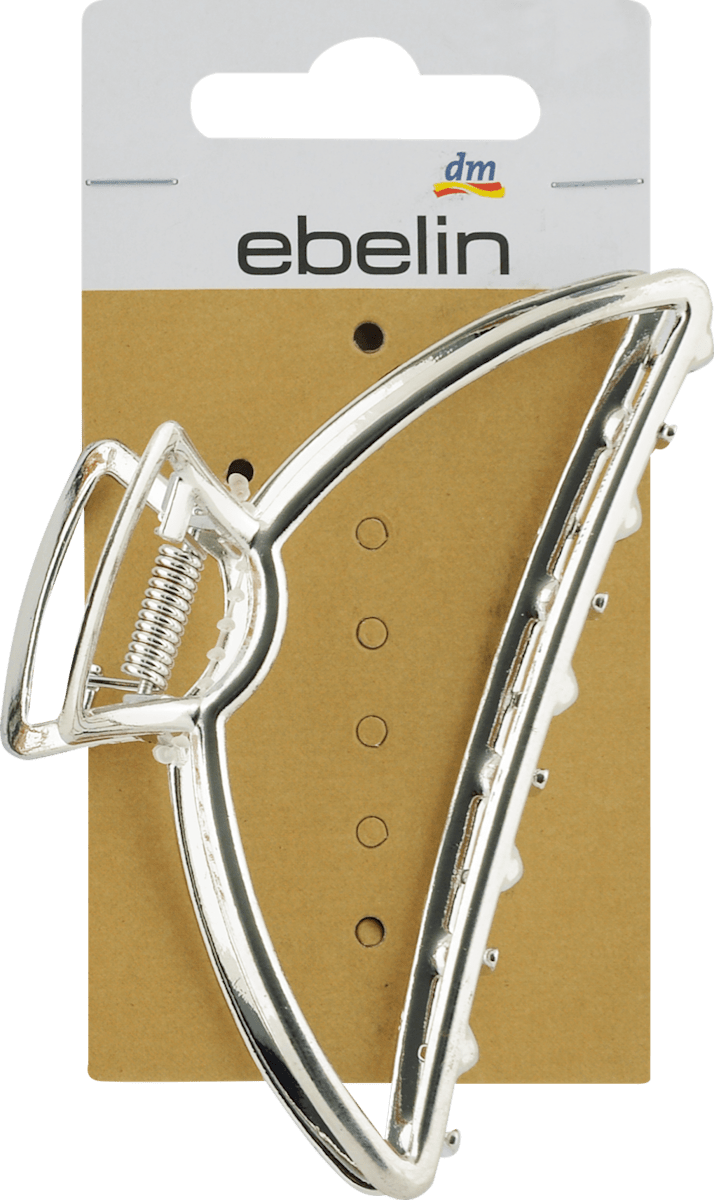 ebelin Štipec do vlasov, geometrický - strieborný, 1 ks | mojadm.sk