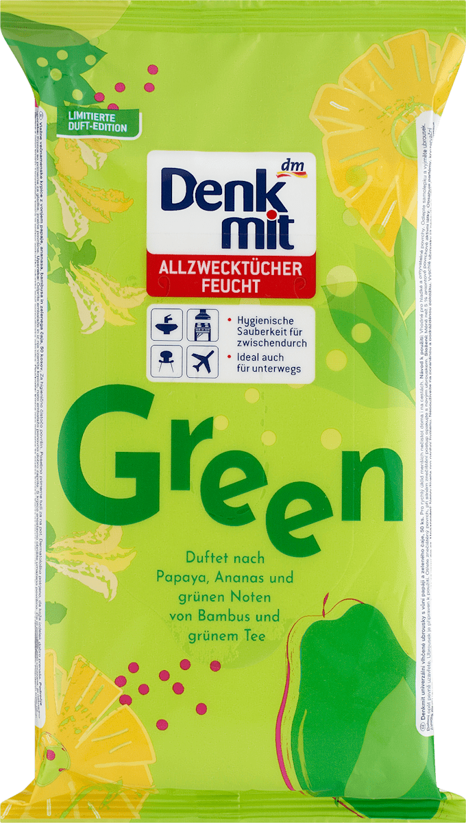 Denkmit Green univerzalne vlažne maramice za čišćenje, 50 kom | dm.rs