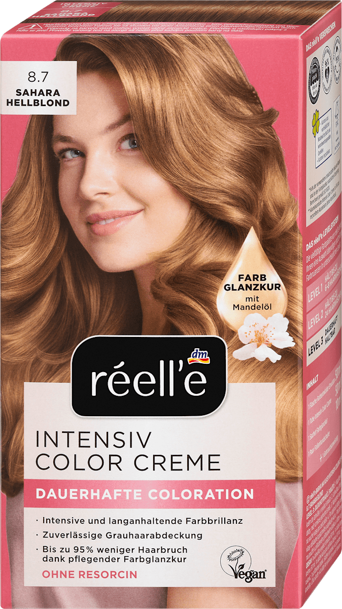 réell‘e Tartós hajfesték, homokszőke 8.7, 1 db | dm.hu