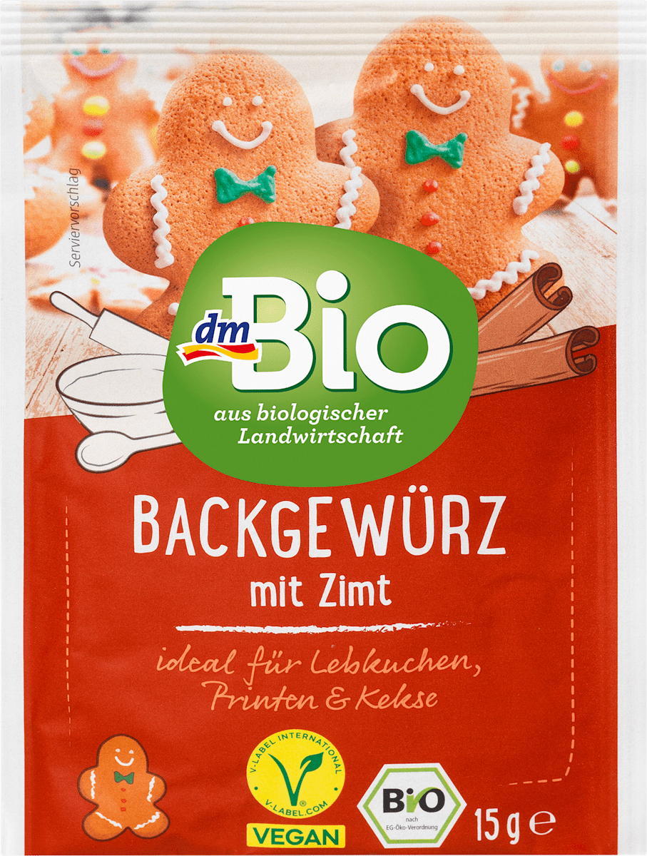 dmBio Backgewürz mit Zimt, vegan, 15 g dauerhaft günstig online kaufen ...