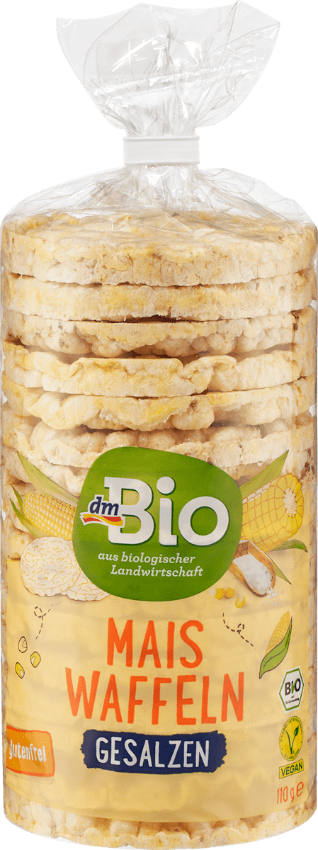 dmBio Maiswaffeln, gesalzen, 110 g dauerhaft günstig online kaufen | dm.de