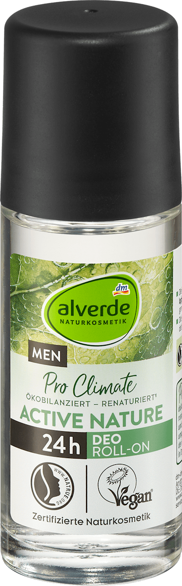 alverde MEN Pro Climate deodorant roll-on Active Nature, 50 ml | dm.cz