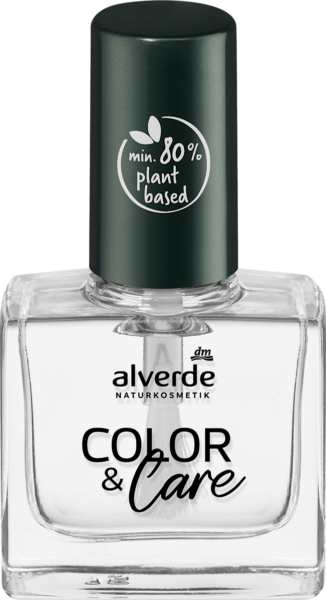 alverde NATURKOSMETIK lak na nehty Color & Care 10 Top a Base Coat, 10 ...