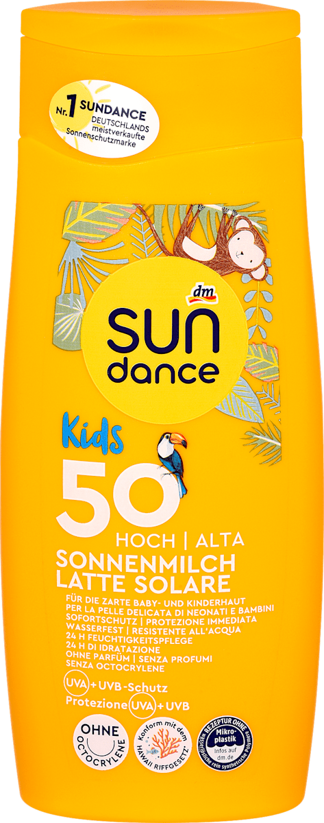 SUNDANCE Loțiune protecție solară Kids SPF50, 200 ml | dm.ro