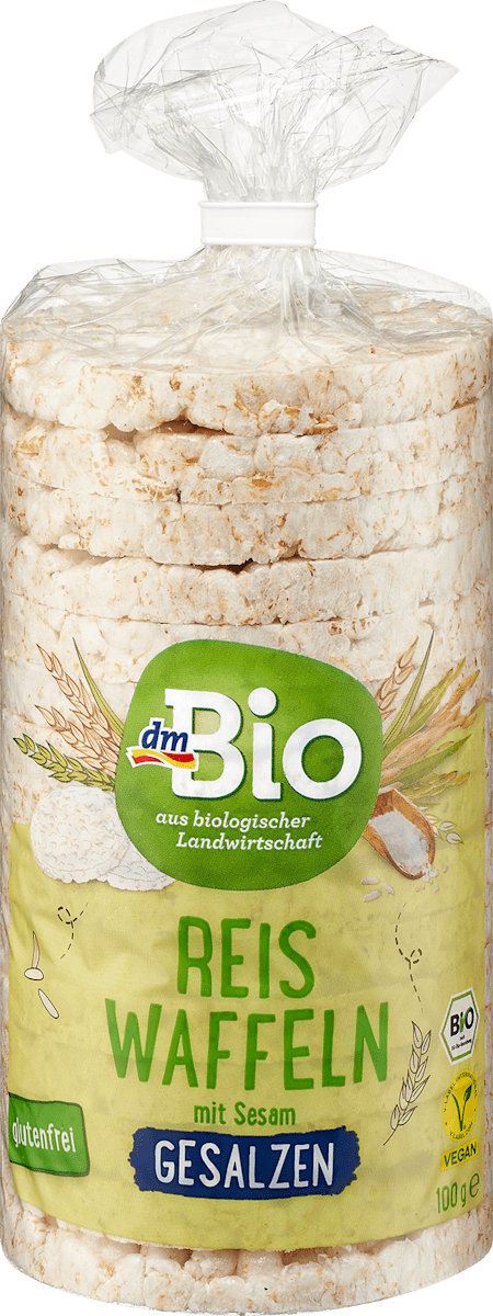 dmBio Rondele din orez expandat sărat, 100 g | dm.ro