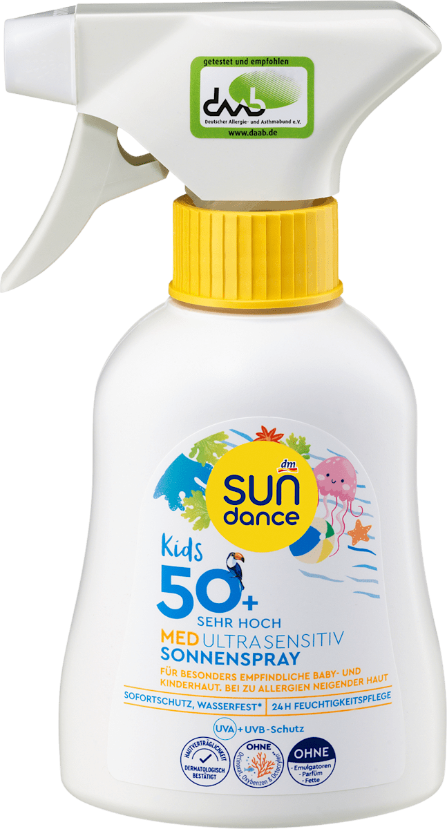 SUNDANCE Sonnenspray Kids, MED ultra sensitiv, LSF 50+, 200 ml ...