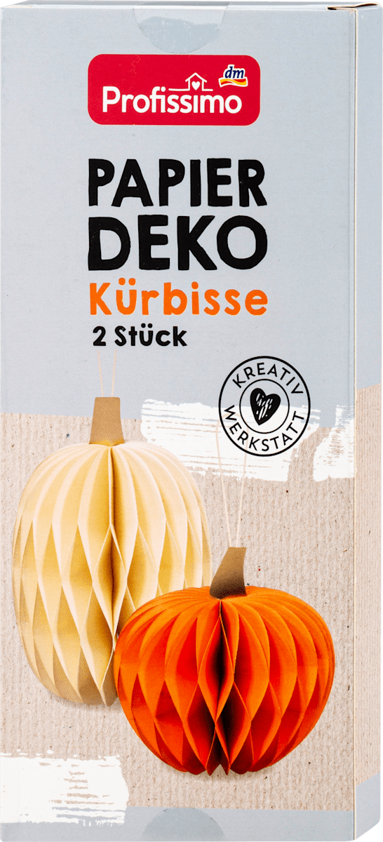Profissimo Papier Deko Kürbisse, 1 St | dm.at