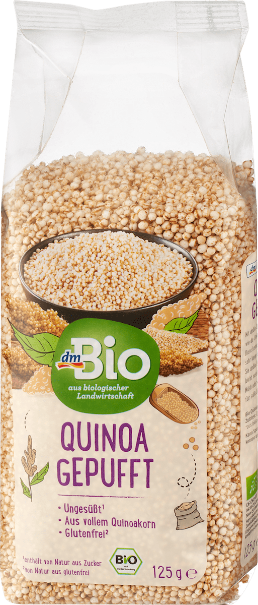 dmBio bio pufovaná quinoa, 125 g | dm.cz