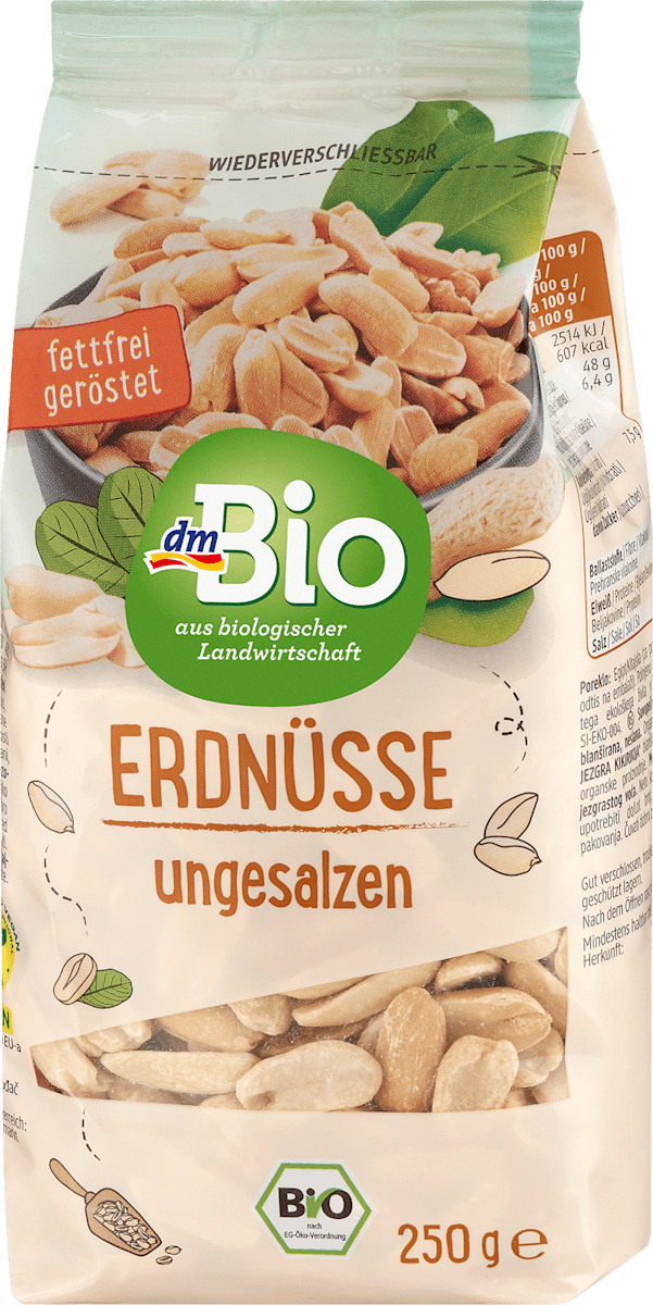 dmBio Neslani prženi kikiriki, 250 g | dm Bosna i Hercegovina