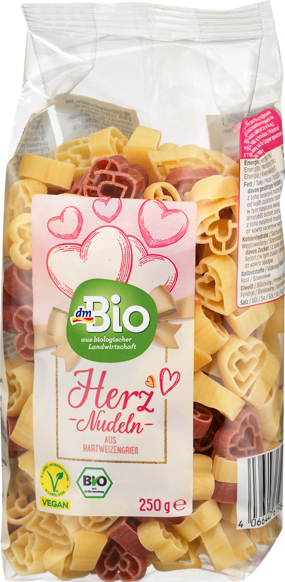 dmBio Testenina u obliku srca, 250 g | dm.rs