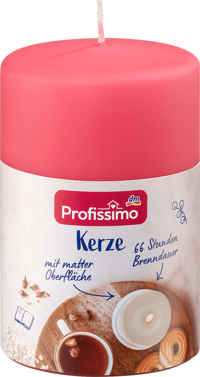 Profissimo Kerze matt pink, 1 St dauerhaft günstig online kaufen | dm.de