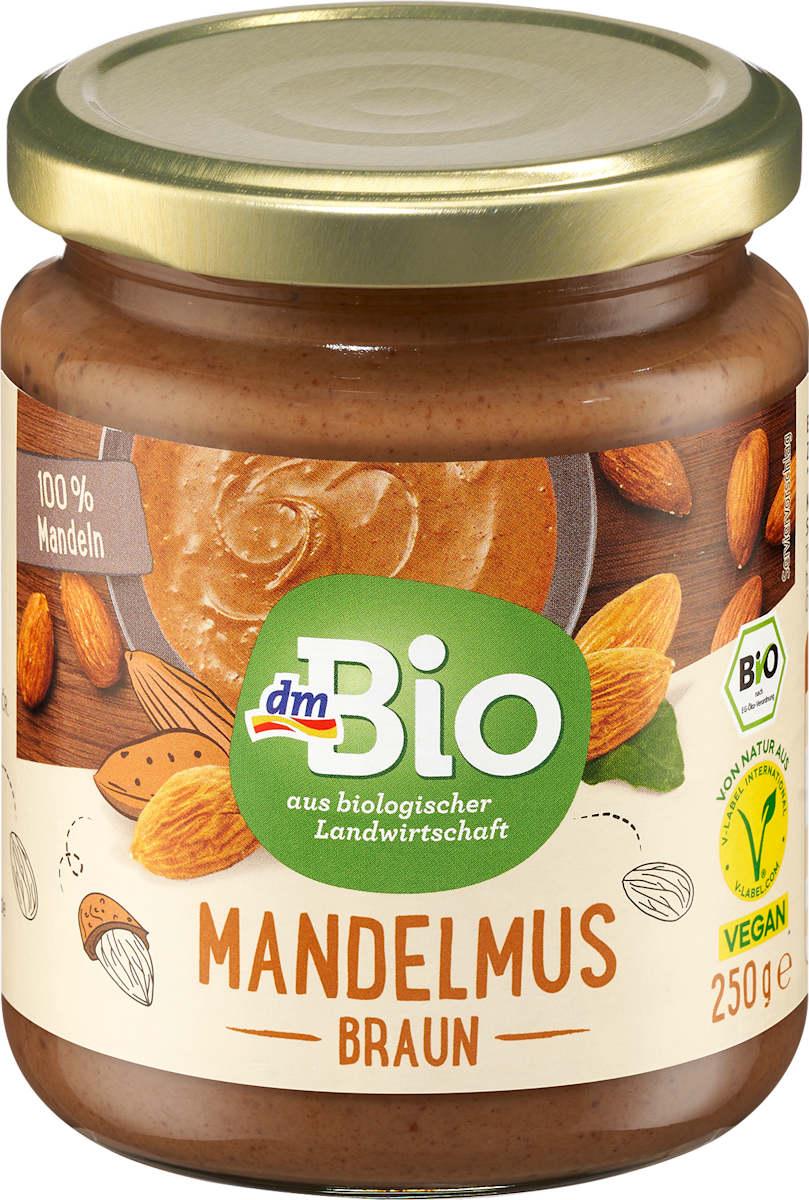 dmBio Crema spalmabile 100% mandorle bio, 250 g | dm Italia