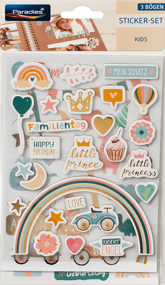 Paradies Sticker-Set Kids, 1 St dauerhaft günstig online kaufen | dm.de