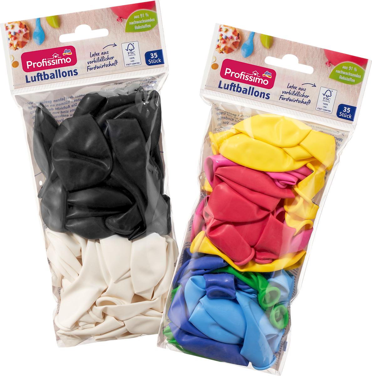 Profissimo nafukovací balónky barevné, 35 ks | dm.cz