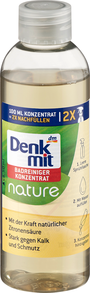 Denkmit nature čistič koupelny koncentrát, 100 ml | dm.cz