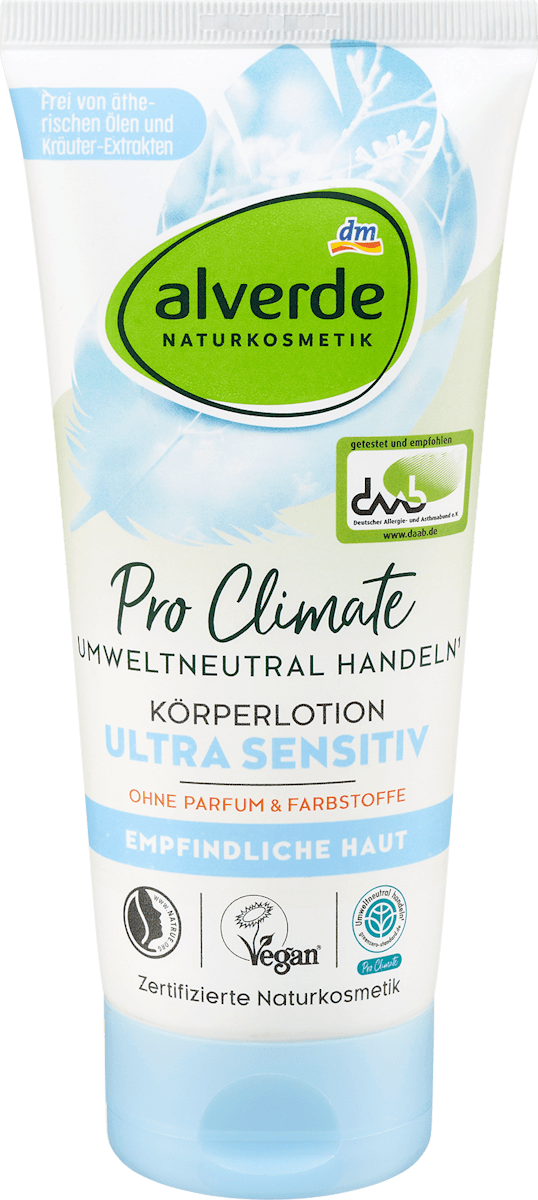 alverde NATURKOSMETIK Pro Climate ULTRA SENSITIV losion za telo, 200 ml ...