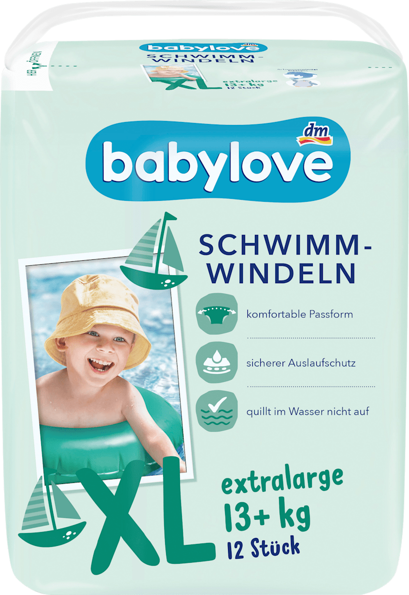 babylove Pelene za plivanje, veličina XL extralarge (13+ kg), 12 kom ...