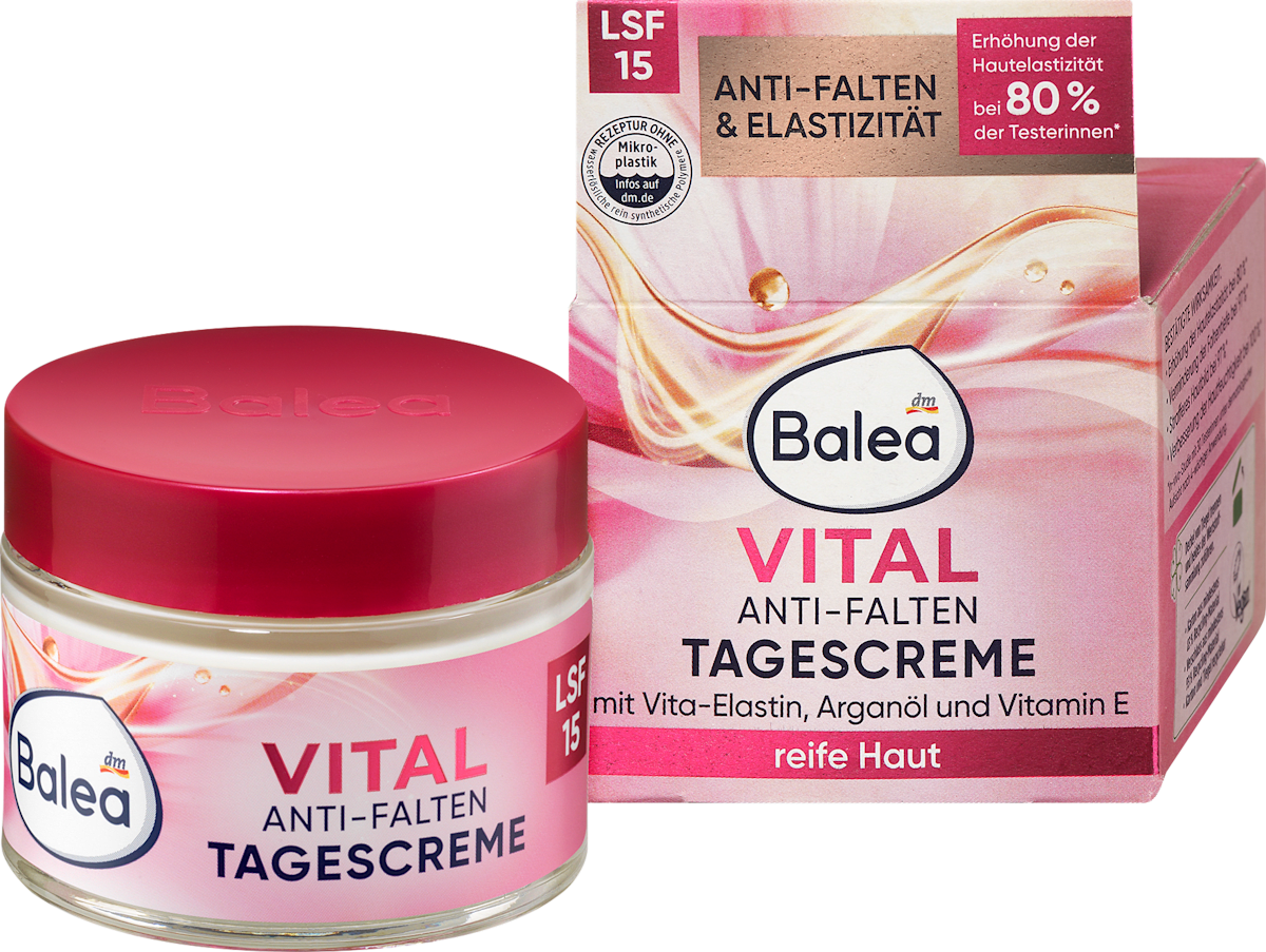 Balea Дневен крем против бръчки Vital SPF 15, 50 ml | dm България