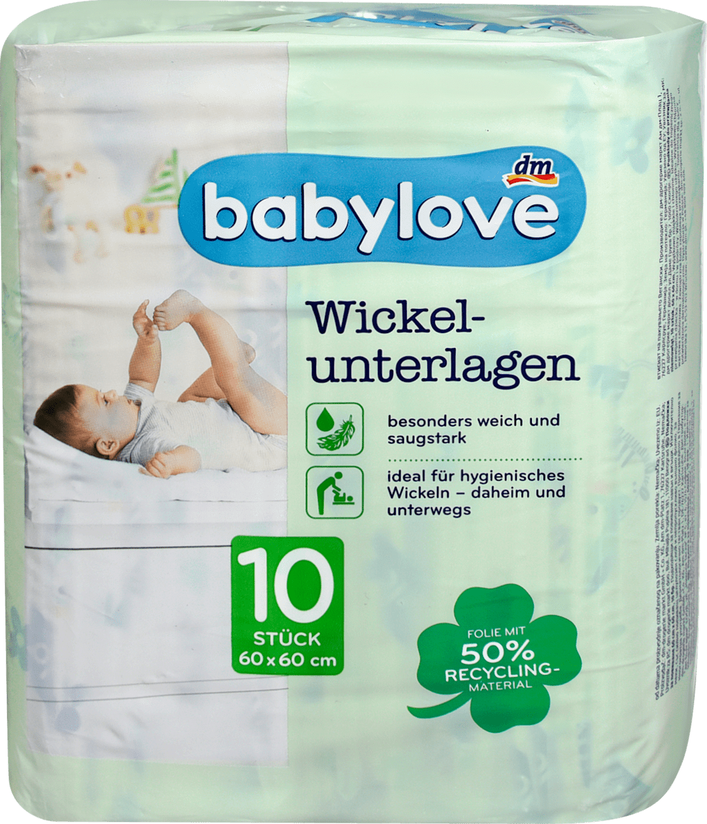 babylove Podloga za previjanje, 10 kom. | dm.hr